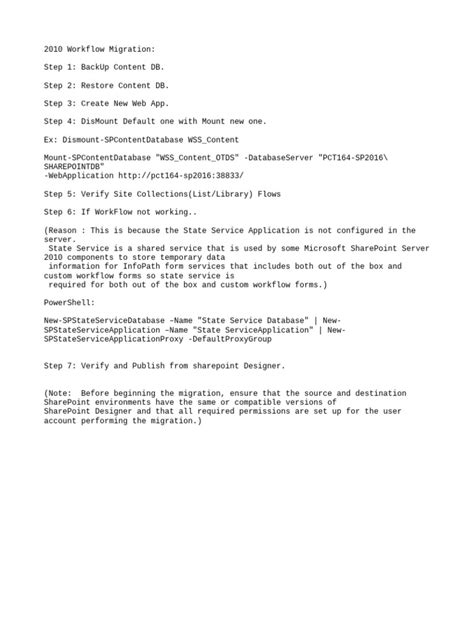 2010 Workflow Migration Pdf
