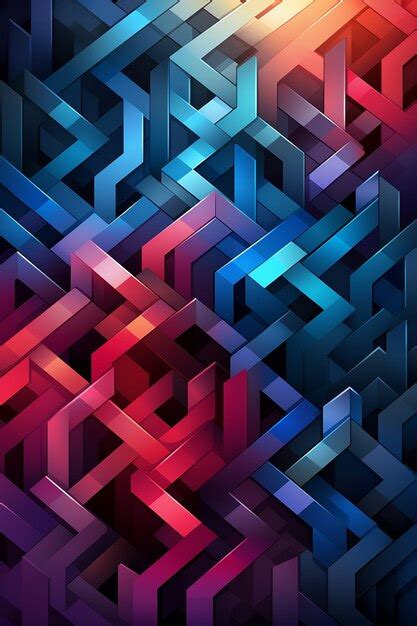 Premium Ai Image Pixel Pattern Background Flat Seamless Texture Pattern Tetris Pieces