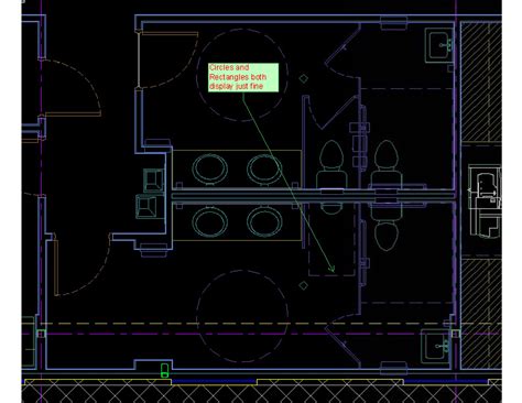 Autocad Circles Not Displaying As Hidden Lines Autodesk Community
