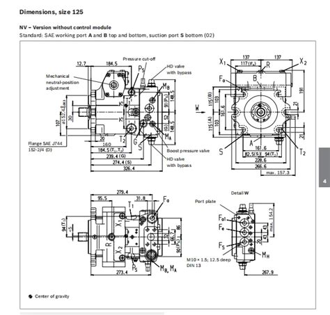 Rexroth A4vg Series32 Axial Piston Variable Pump A4vg28 A4vg40 A4vg56