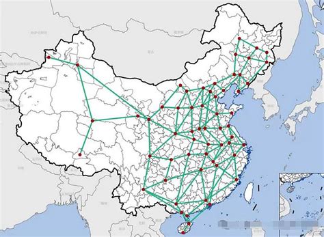 数字基础：地级市到“八纵八横”节点的最短距离光缆骨干城市 Csdn博客