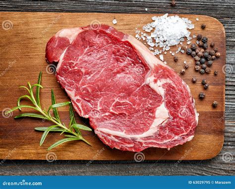 Raw Beef Steak Stock Image Image Of Cook Lean Butcher 63029795