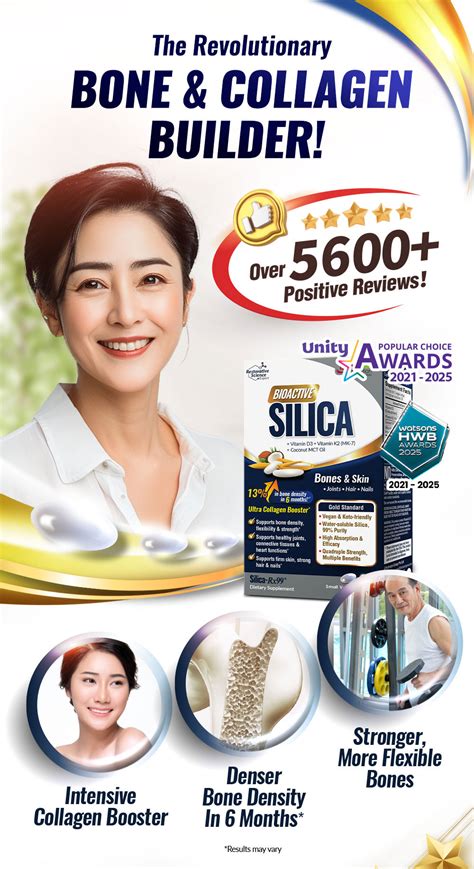 3 Boxes Labo Nutrition Bioactive Silica Increase Bone Density For