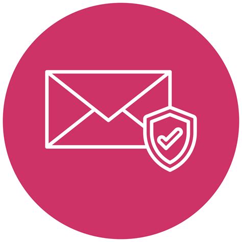 Email Security Icon Style 8749088 Vector Art At Vecteezy