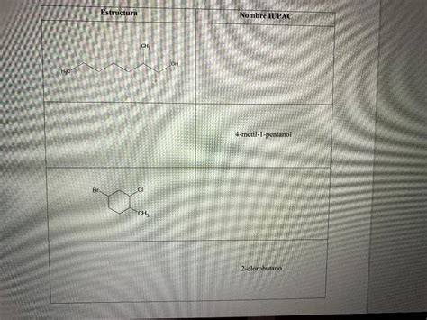 Solved Write The IUPAC Name Or Draw The Structure Of The Chegg Com