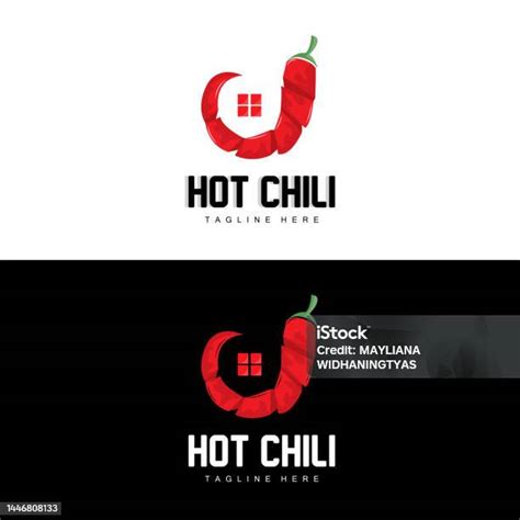 레드 칠리 로고 핫 칠리 페퍼스 벡터 칠리 가든 하우스 일러스트 레이 션 회사 제품 브랜드 일러스트 레이 션 건강한 생활방식에 대한 스톡 벡터 아트 및 기타 이미지 Istock
