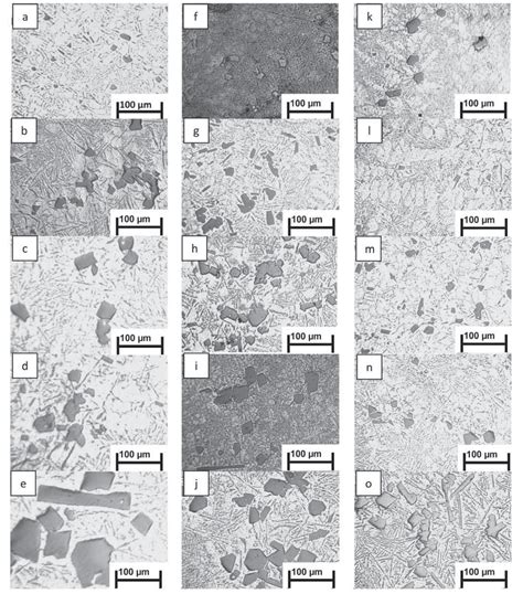 Optical Photo Micrographs 200x Of As Cast Tib And Ti Treated