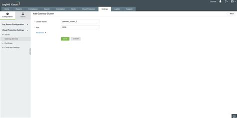 Configuring Gateway Cluster In Log360 Cloud