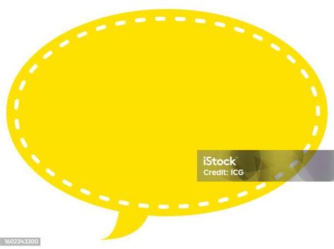 speech bubbles 16 dashed line silhouette stock illustration download