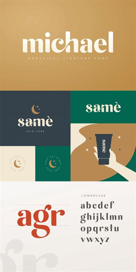 Michael Beautiful Ligature Font