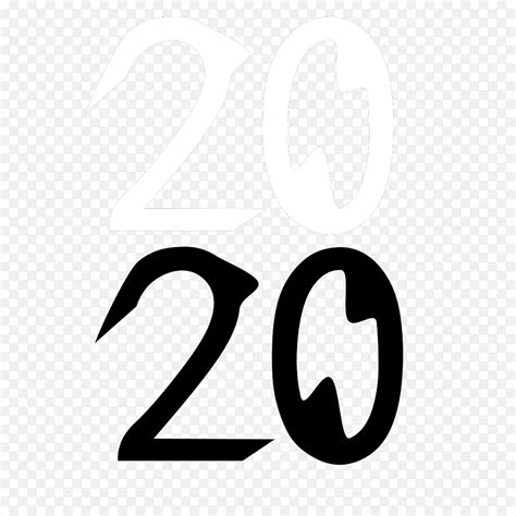2020年数字黑白PNGPNG图片素材下载 图片编号ypedjawv 免抠素材网
