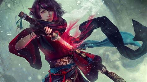 Girl Katana Wallpapers Wallpaper Cave