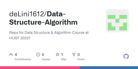 Github Delini1612data Structure Algorithm Repo For Data Structure And Algorithm Course At Hust