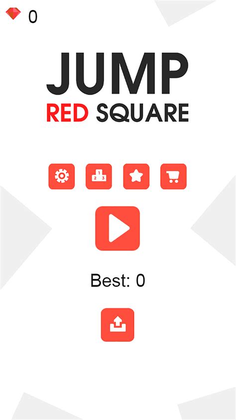 Jump Red Square Html5 Game Mobile Version Construct 2 Capx By