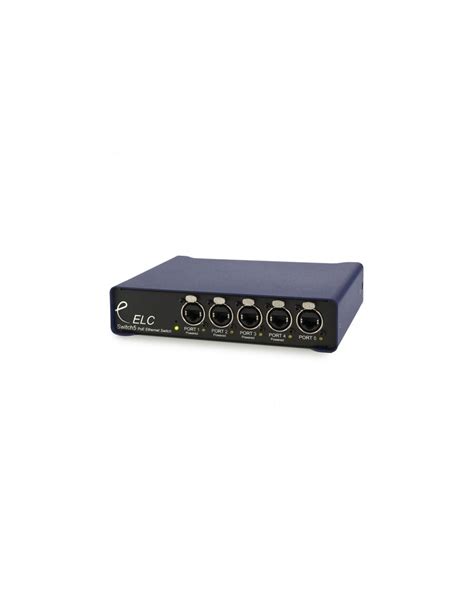 Dmxlan Switch Ethernet Switch 5 Porte Di Cui 4 Con Funzione Power Over Ethernet Poe