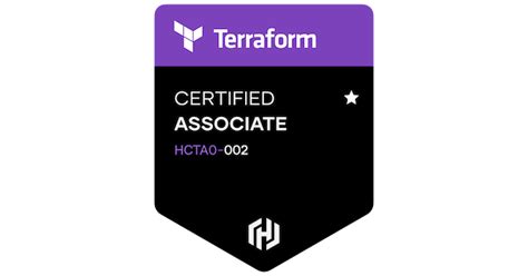 Hashicorp Certified Terraform Associate 002 Credly