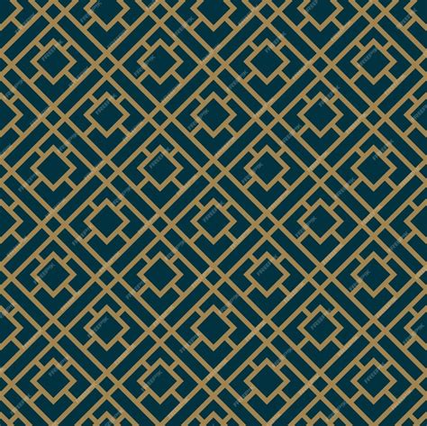 Premium Vector Abstract Geometric Pattern With Lines Rhombuses A Seamless Vector Background