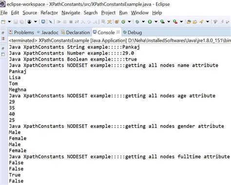 Java Xpathconstants Example Java Code Geeks