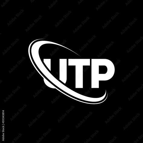 UTP Logo UTP Letter UTP Letter Logo Design Initials UTP Logo Linked With Circle And Uppercase