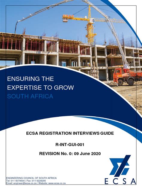 Ecsa Registration Interviews Guide Pdf Identity Document Information