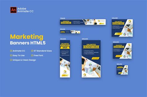 Html5 Marketing Banner Ad Animate Cc Cromur