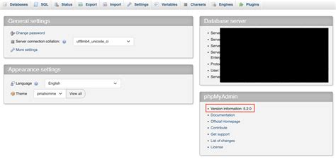 showserverinfo no longer hides database server information · issue