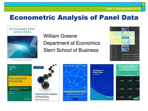 Ppt Econometric Analysis Of Panel Data Powerpoint Presentation Free Download Id 829570