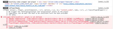 Getting Google Is Not Defined Issue 806 Googleads Videojs Ima