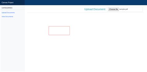 Javascript Draw Rectangle In Canvas With Loaded Pdf File Using Pdf Js Stack Overflow