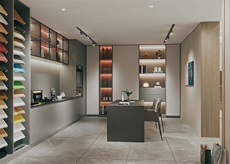 全屋定制门店展厅设计盒子空间设计 站酷zcool