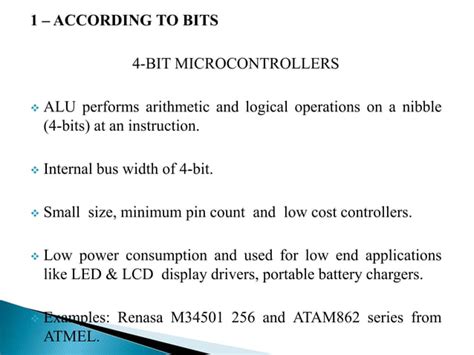microcontroller presentation pptx