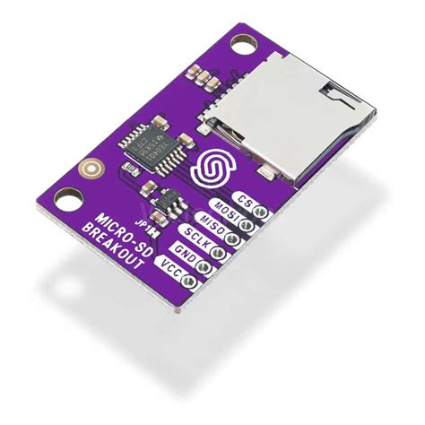 Soldered Microsd Kartenleser Breakout Welectron