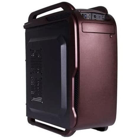 Black Lion It1523 Mid Tower Chassi Pc Plastik Stål Atx Micro Atx Svart Bordeaux Spela