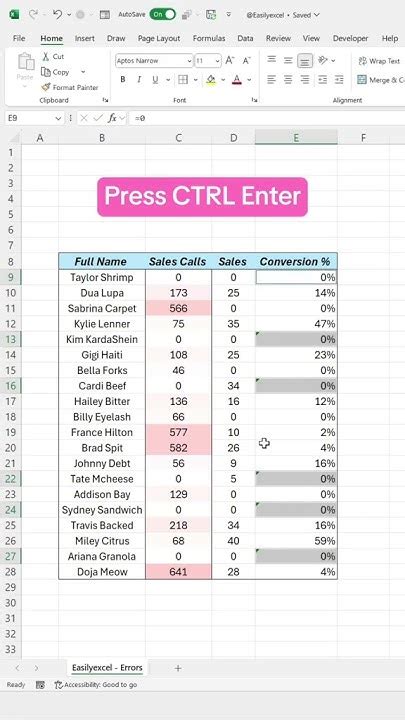 How To Remove Errors In Excel Exceltrickshots Excel Shorts Viralvideo Youtube