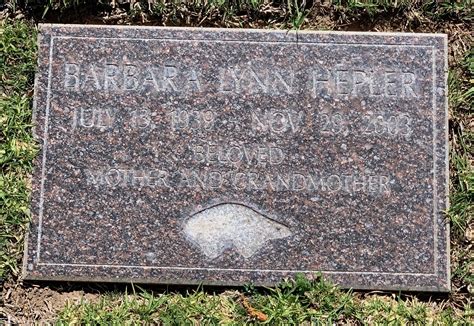 Barbara Lynn Hepler Lowe 1939 2003 Find A Grave Memorial