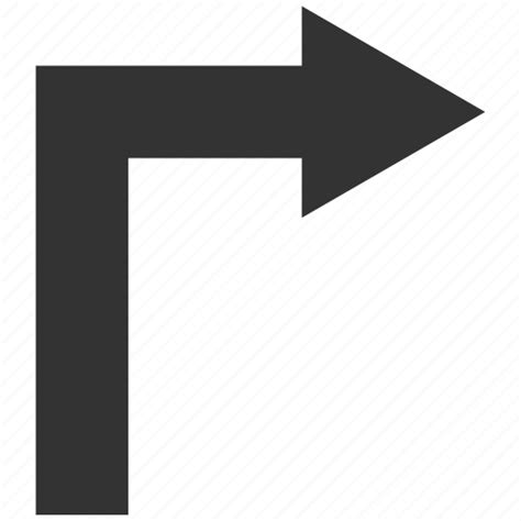 Arrow Direction Move Navigation Orientation Pointer Turn Right