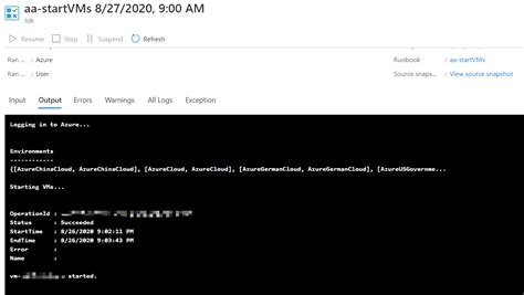 Using Azure Automation Runbooks And Schedules To Automatically Turn Onoff Your Vms By Xiaodi