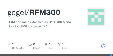Github Gegelrfm300 Com Port Radio Extension On Cmt2300a And Nuvoton