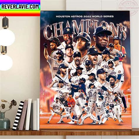 Houston Astros 2022 World Series Champions Home Decor Poster Canvas