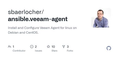 GitHub Sbaerlocher Ansible Veeam Agent Install And Configure Veeam Agent For Linux On Debian