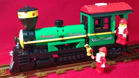 Enlighten Happy Christmas Locomotive 해피 크리스마스 증기기관차 산타 기차 레고 호환 열차 조립기