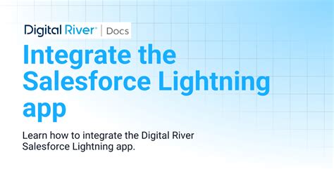 Integrate The Salesforce Lightning App Salesforce Lightning B2b