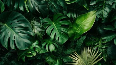 Tropical Leaves Background A Nature Photo By Mistyday Leaves 4k