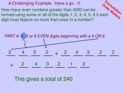 PPT PERMUTATIONS PowerPoint Presentation Free Download ID 5886004