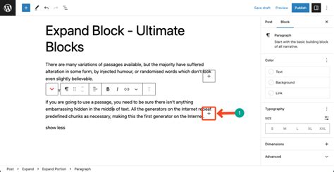How To Use The Expand Block Ultimate Blocks