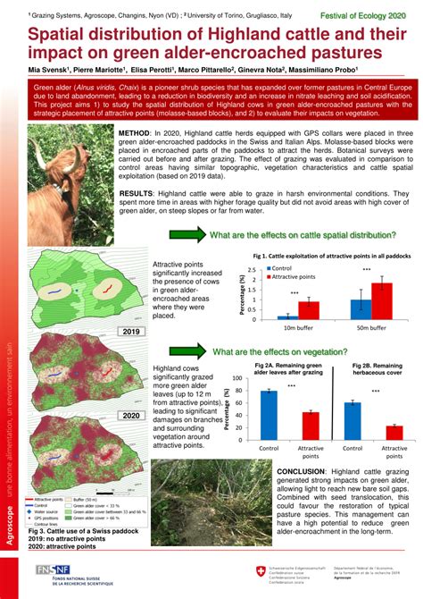 Pdf Spatial Distribution Of Highland Cattle And Their Impact On Green Alder Encroached Pastures