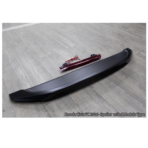 Civic 2016 Spoiler With Led Modulo Style Twincell