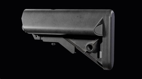 3d Model Ar 15 Ar 10 Stock B5 Systems Lmt Sopmod Vr Ar Low Poly