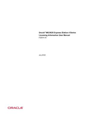 Fillable Online Unbox And Set Up The Oracle MICROS Express Station 400 Fax Email Print PdfFiller