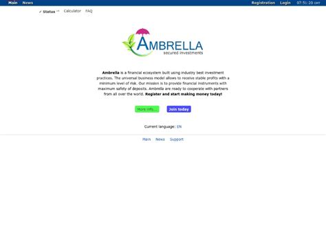Ambrella (ambrella.cc) Reviews: Scam Or Paying - HYIP Monitor